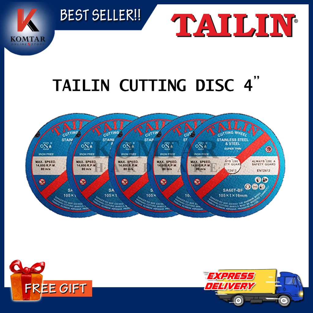 4" Cutting Disc TAILIN SUPERTHIN SA 60T-2G Pcs | Shopee Malaysia