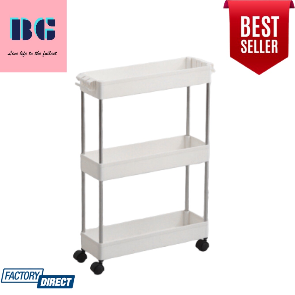 (48H Shipping)3 Tier Plastic Shelf Corner Storage Shelve Organizer ...