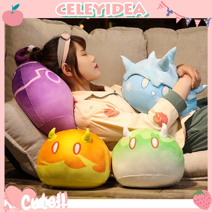 Hot Game Genshin Impact Plush Pillow Slime Plushie Toys Gifts for Kids ...