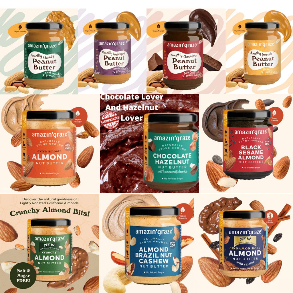 Amazin Graze Nut Butter / PeaNut Butter All flavour bundle Series ...