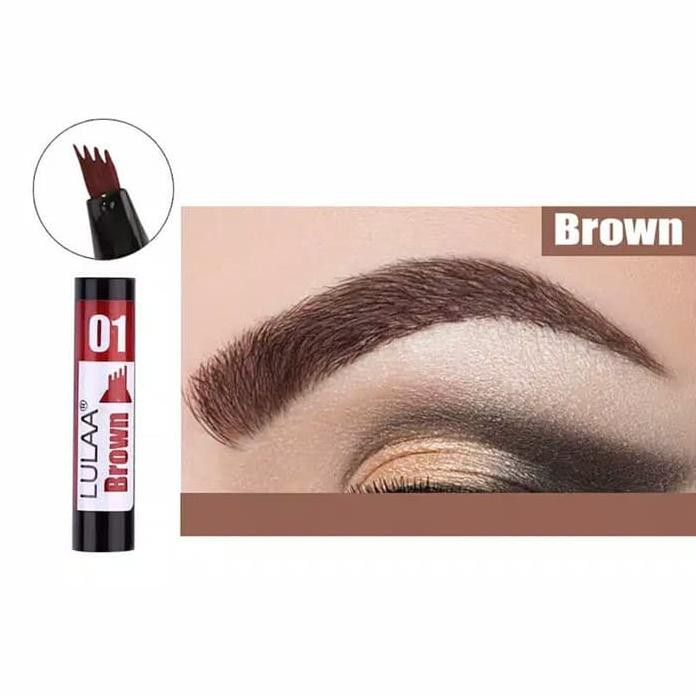 Hot LULAA IMPORT ORIGINAL FASHION EYEBROW INKPEN 24H WATERPROOF 4 TIP TINT!! | Shopee Malaysia