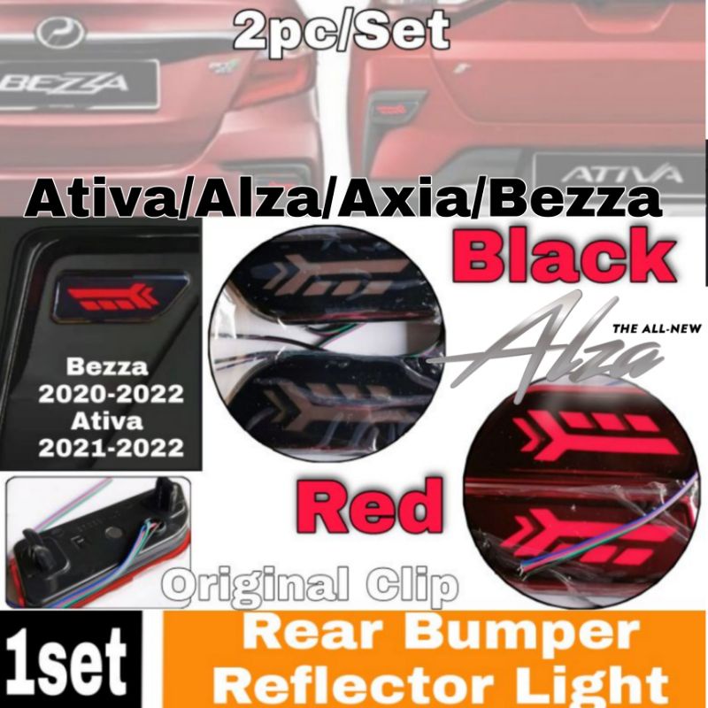 Perodua Bezza 2023 Alza 2022 Ativa 2021 Axia New Rear Bumper Reflector ...