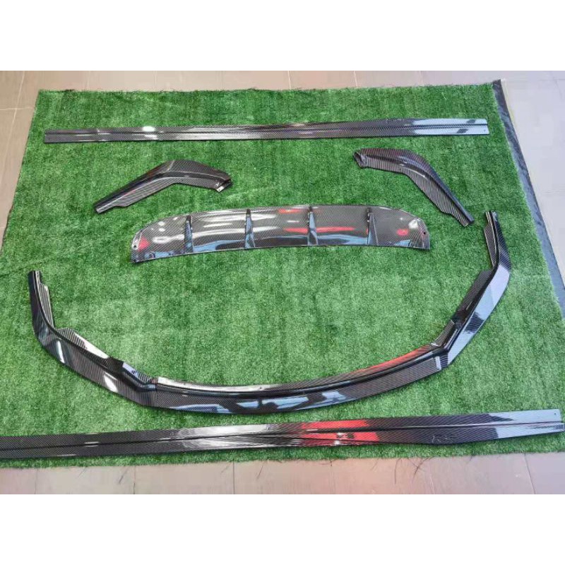 Honda City 2020 2021 RS V1SEDAN Diffuser lip Gloss BLACK Material PP ...