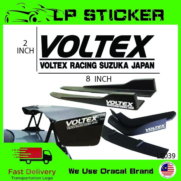 VOLTEX RACING CAR STICKER/LP-039 | Shopee Malaysia