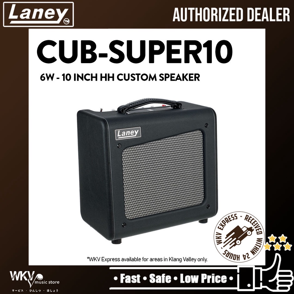 Laney CUB-SUPER10 6W 10" All Tube HH Custom Speaker Combo Amp | Shopee ...