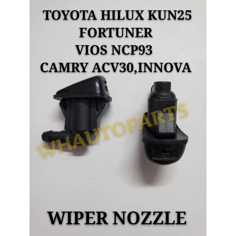 WIPER NOZZLE TOYOTA HILUX KUN25 FORTUNER VIOS NCP93 CAMRY ACV30,INNOVA ...