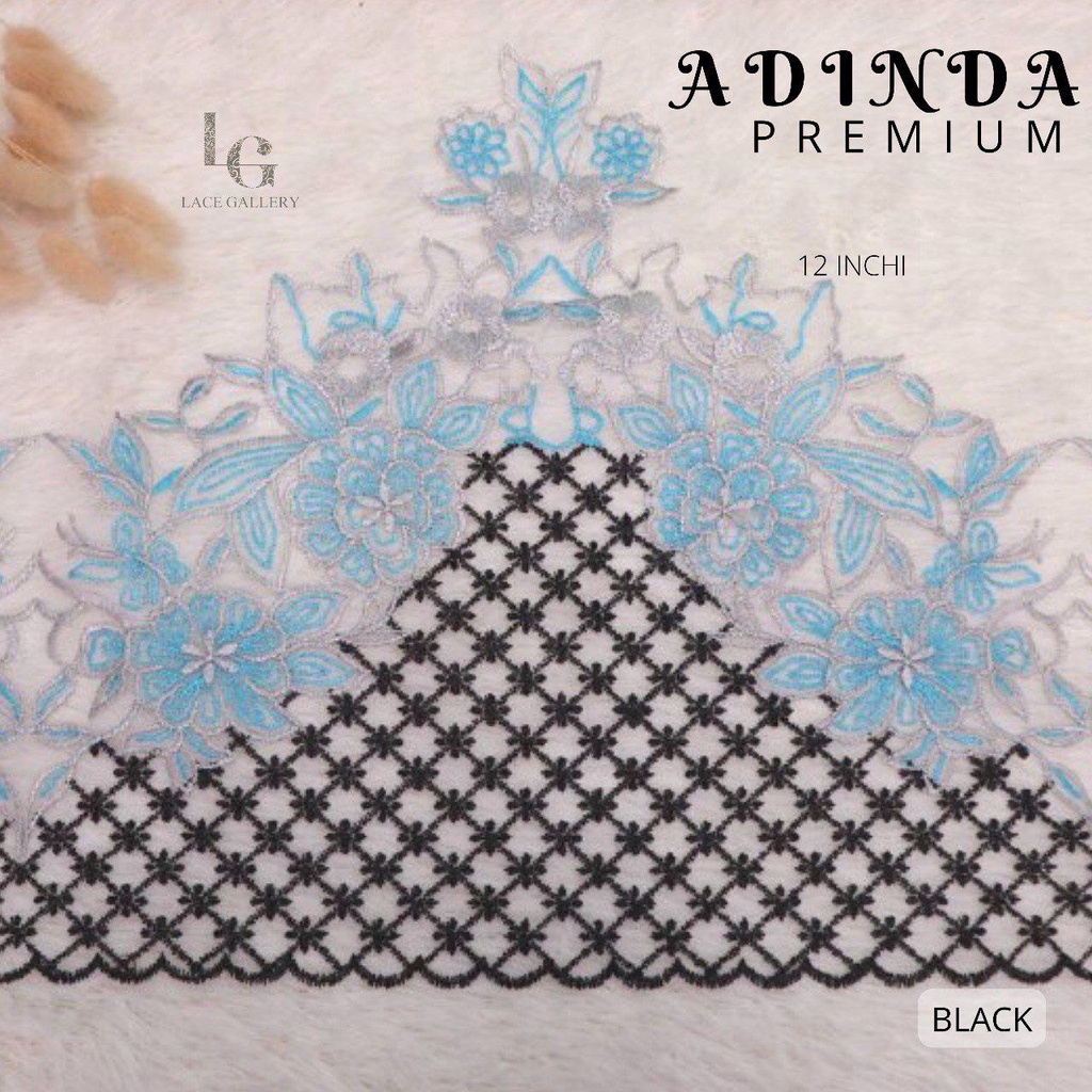 🔥 0.5M | ADINDA PREMIUM BORDER LACE BAJU RENDA KAIN AKSESORI PAKAIAN ...