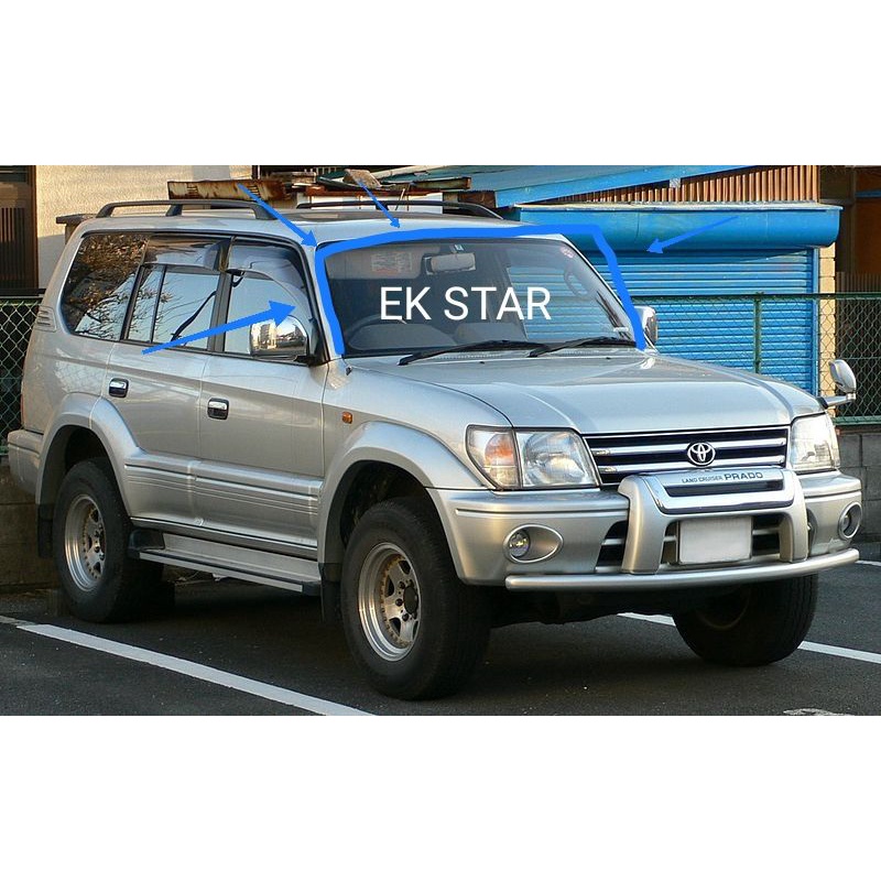 TOYOTA LAND CRUISER PRADO RZJ95 LJ95 FRONT REAR BELAKANG WINDSCREEN ...