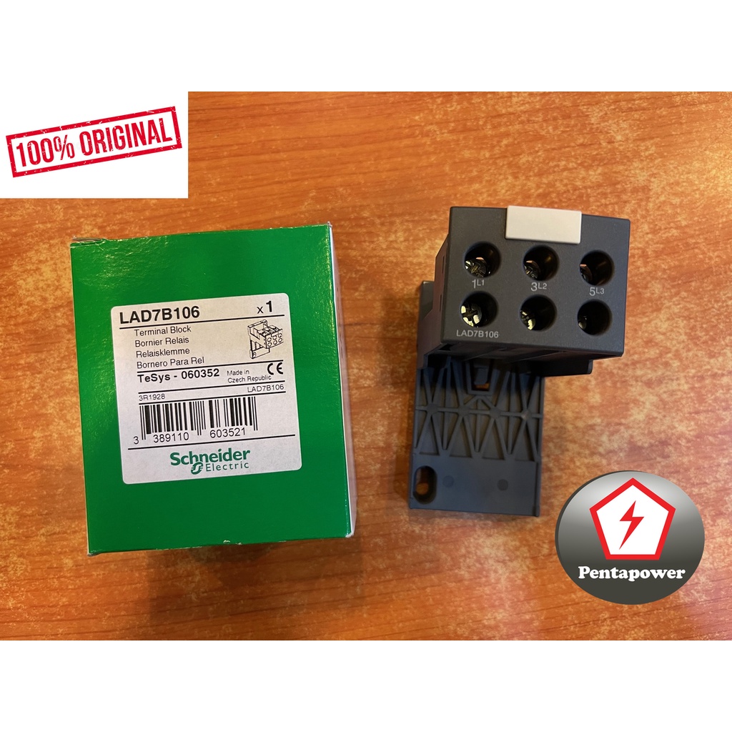 SCHNEIDER LAD7B106 TeSys D thermal overload relays - terminal block ...
