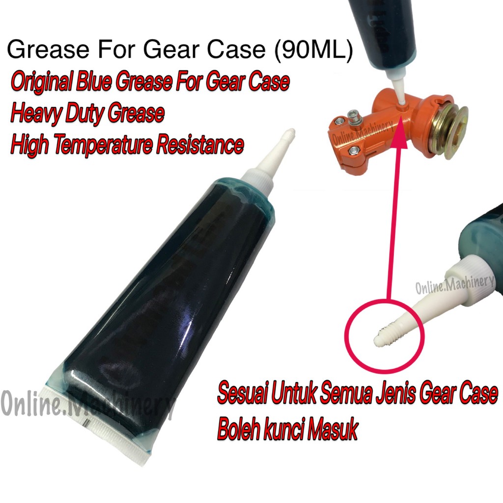 Mesin Rumput Soft Foam Grease 90ml with Nozzle for Gear Case fexible ...