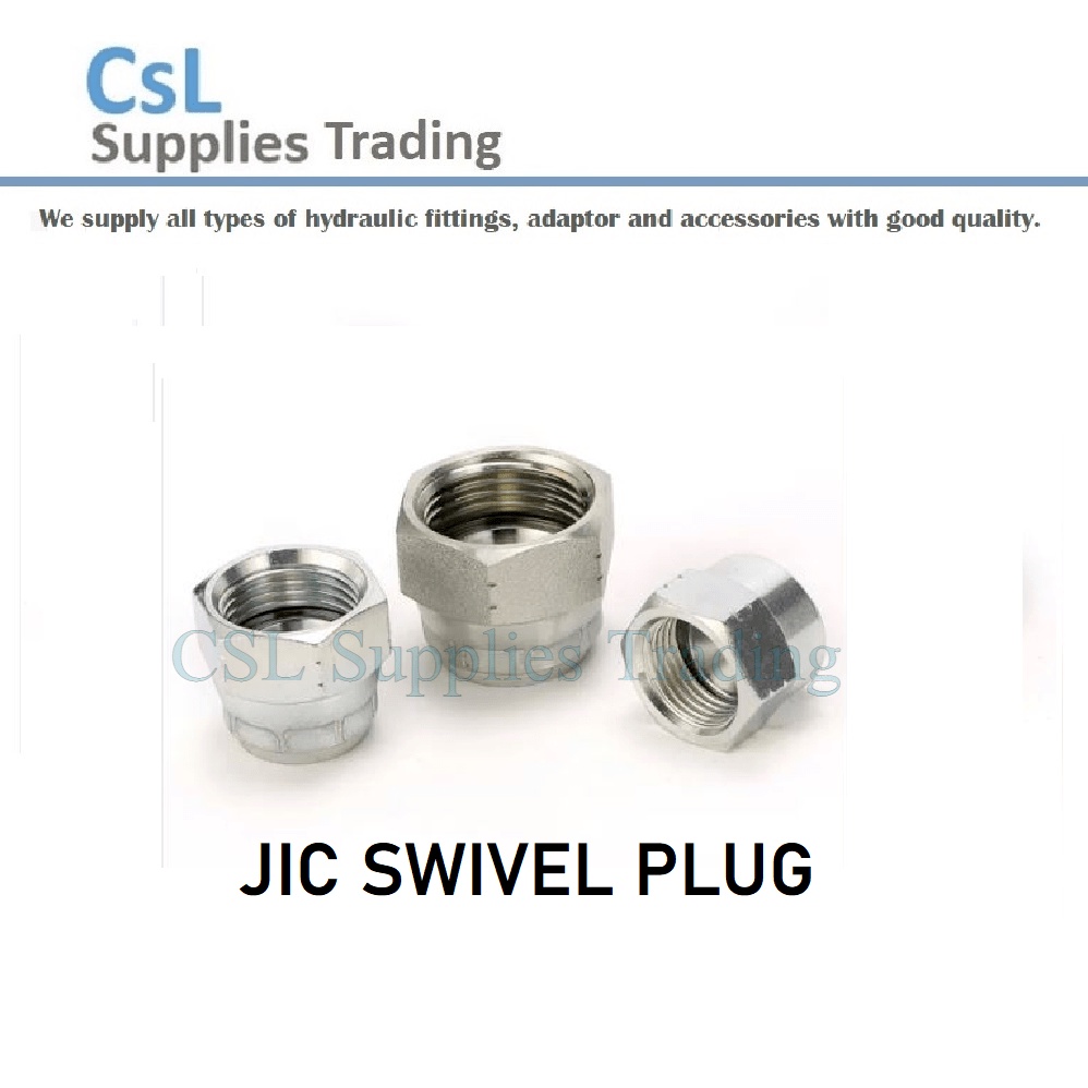 J Jic FEMALE SWIVEL Plug Hydraulic Cap | Shopee Malaysia