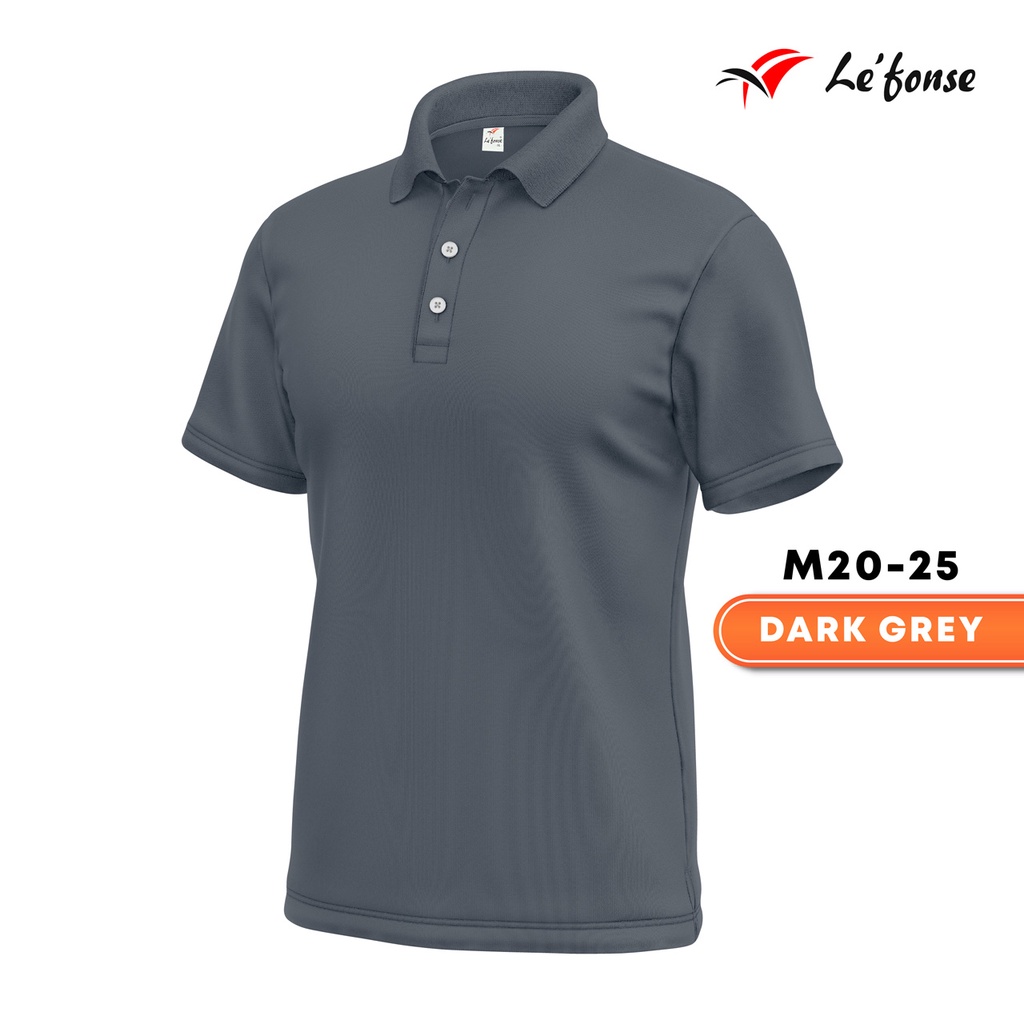 Lefonse Microfiber Polo Shirt Baju Berkolar Kain Jersi Sports Casual ...
