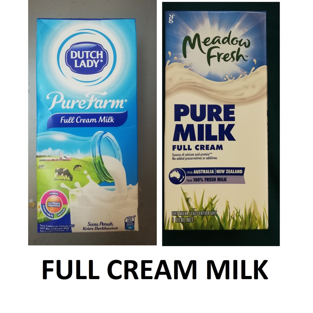 [MCO: READY STOCK, SHIP 24 HRS] FULL CREAM MILK 1 LITER | Shopee Malaysia