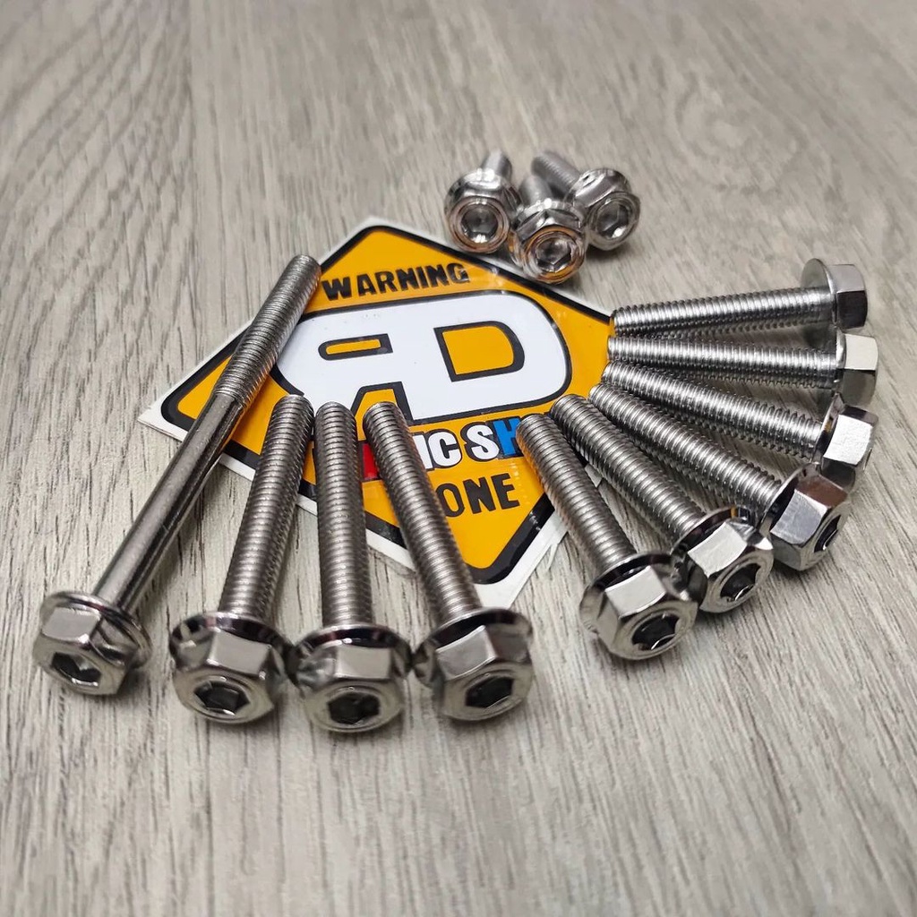 Original Heng Thailand 2-key Stainless Bolt For CVT SET Vario 160 ...