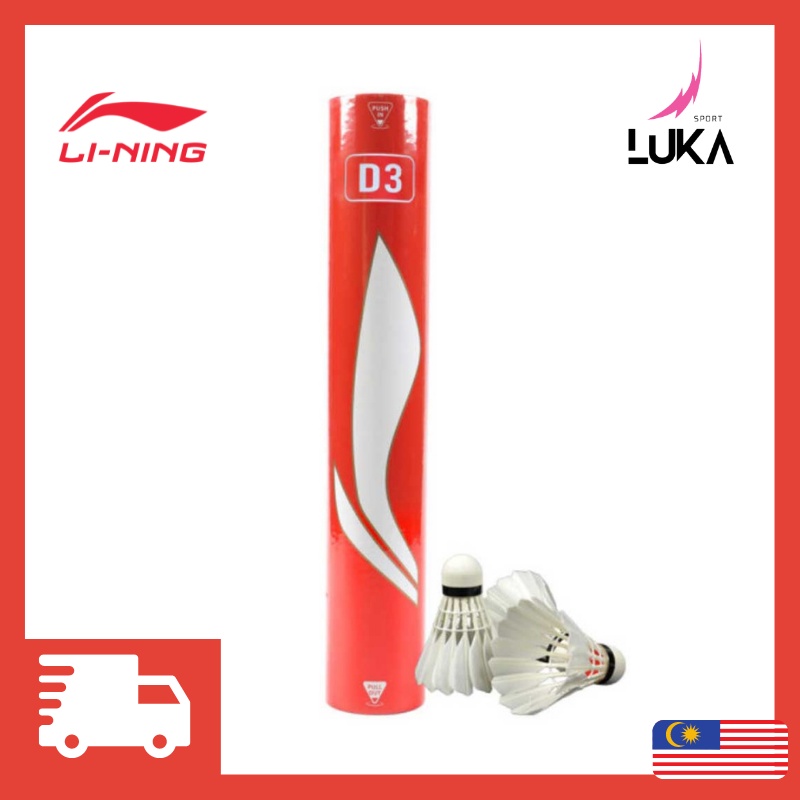 Li-Ning Shuttlecocks D3 (Original Li-Ning Malaysia) | Shopee Malaysia