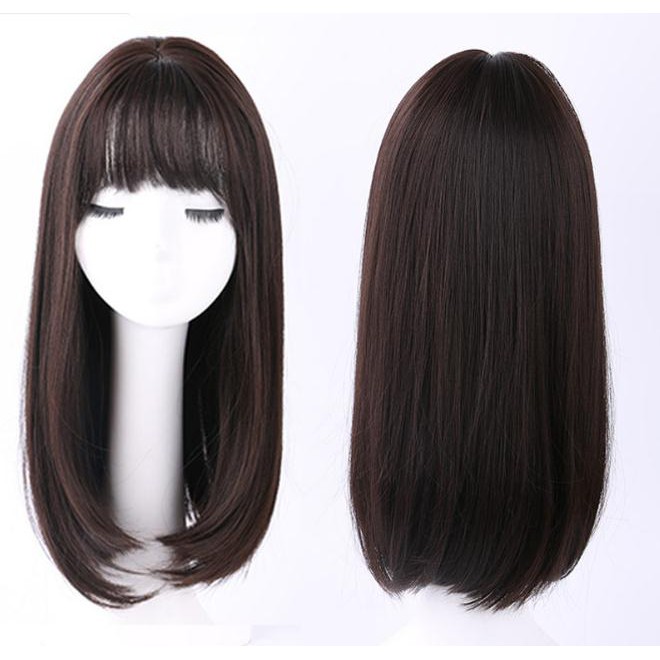 TT01 Female long straight hair Wig Long curly hair wig Big wave fluffy ...