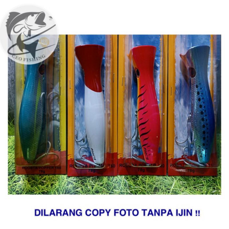 Halco Roosta Popper Bait 160mm 78gr | Shopee Malaysia