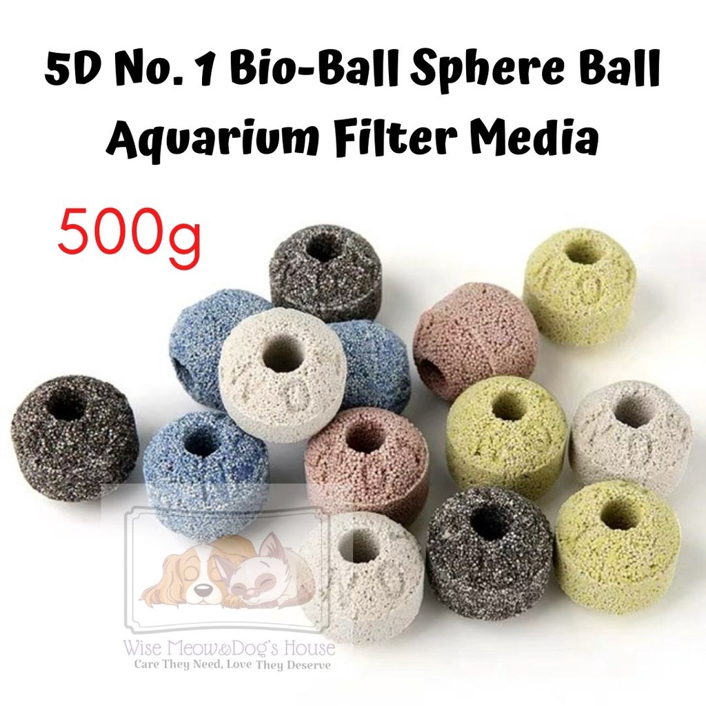 No.1 Nano Bio Ball 5D Sphere Balls Aquarium Infrared Bacteria Ring ...