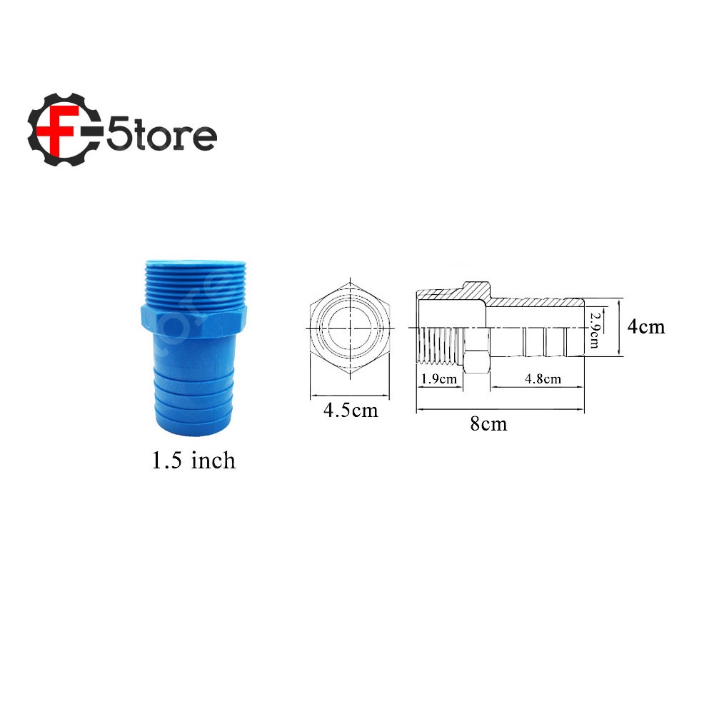[Ready Stock] PVC KC Nipple / Hose Nipple / Pipe Fittings / Connector Joint / Pagoda Joint ...