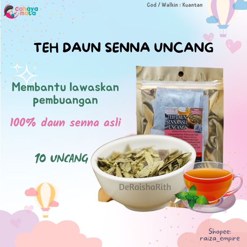 Teh Senna Uncang 100% Ori Daun Senna (10 uncang) | Shopee Malaysia