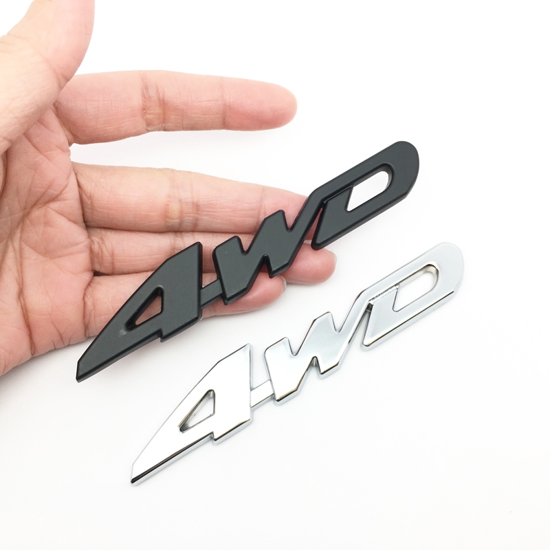 Car styling 3D Metal Sticker 4WD Emblem 4X4 Badge Decal for Honda CRV ...