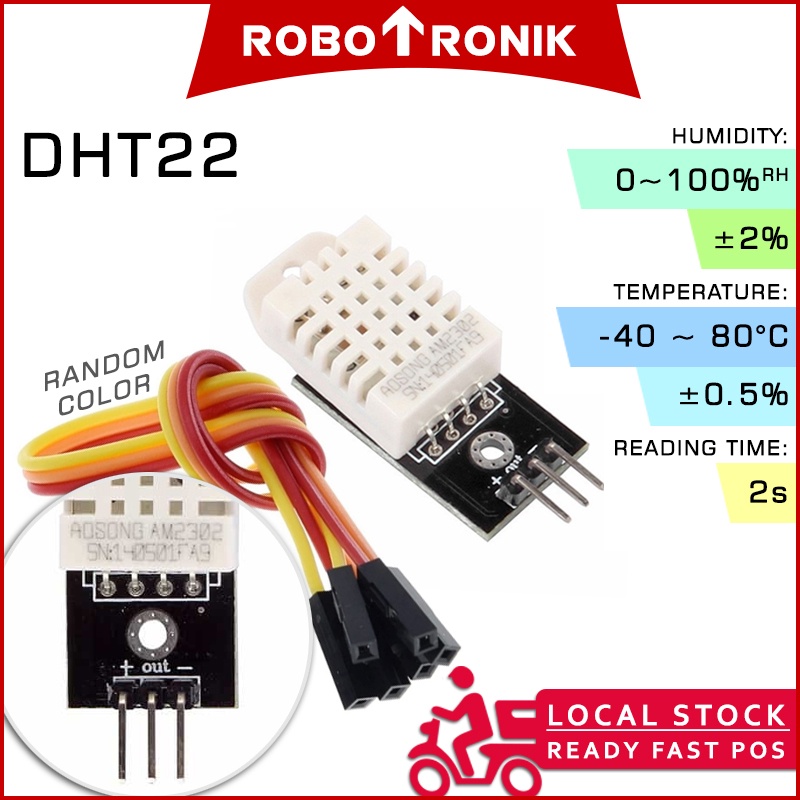 DHT11 / DHT22 / AM2302 Humidity & Temperature Sensor Module DHT 11 ...