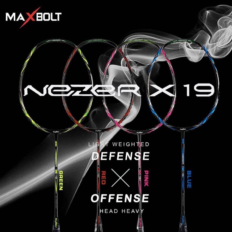 MaxBolt Nezer X19 Badminton Rackets (Free Grip) | Shopee Malaysia