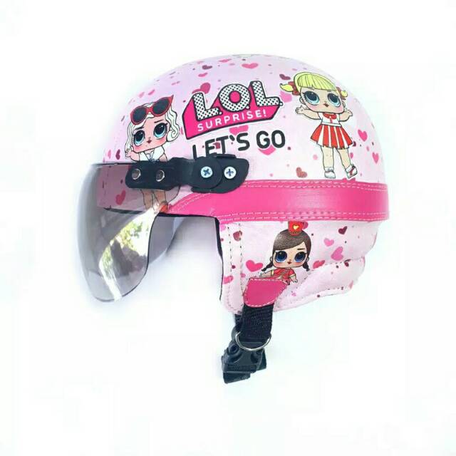 Lol Retro Girl Helmet | Shopee Malaysia