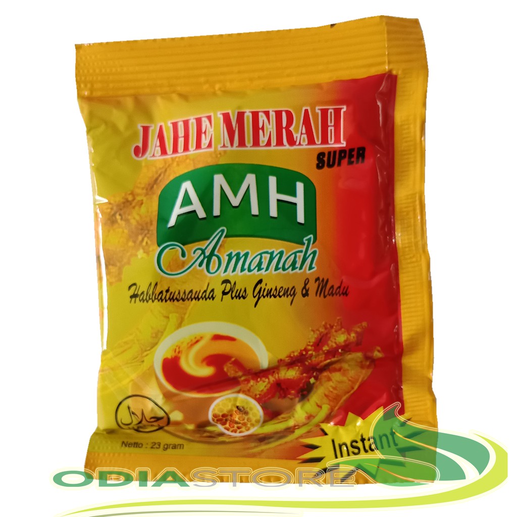 MERAH Super AMH ORIGINAL Red Ginger AMH habbatussauda plus ginseng And ...