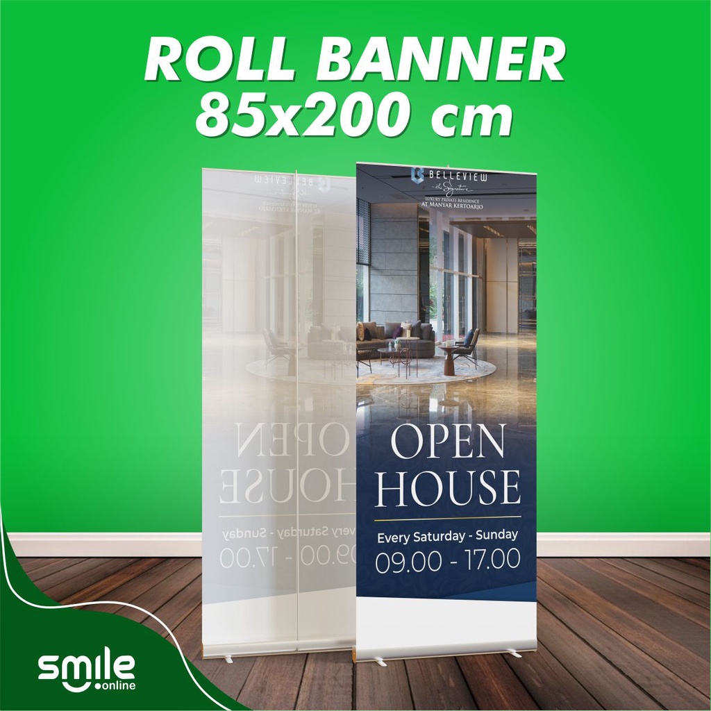 Roll UP BANNER STAND Frame 85X200 | Shopee Malaysia