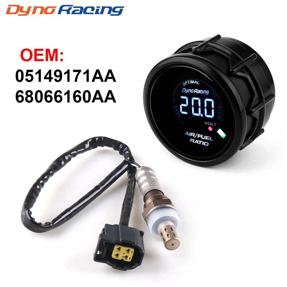 Dynoracing 52mm Digital Air Fuel Ratio Gauge Narrowband O2 Oxygen ...