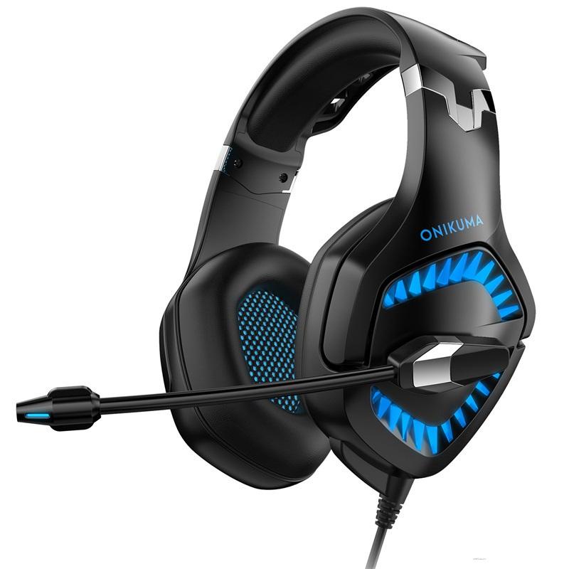 ONIKUMA K1B Pro RGB Professional Gaming Headset Noise-Cancellation ...