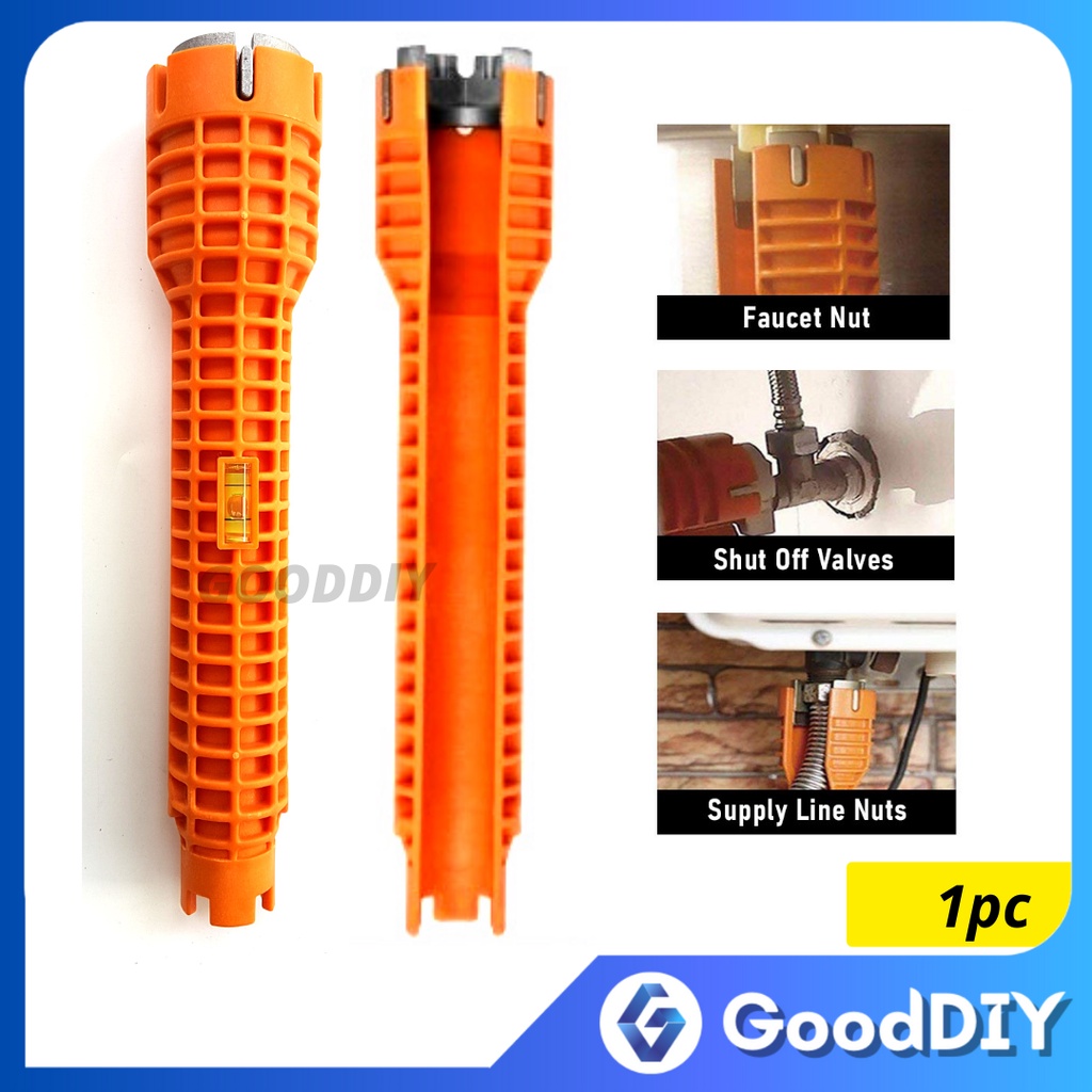 Faucet and Sink Installer 5-In-1 Multipurpose Tool Water Tap Sink Tap ...