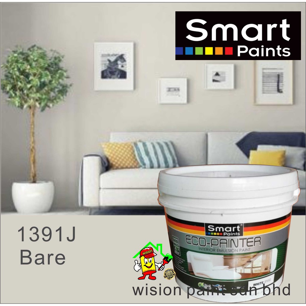 7 LITER SMART PAINT ECO PAINTER INTERIOR EMULSION PAINT CAT DALAM MATT ECO SMART 7L Shopee Malaysia