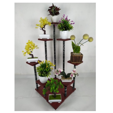 Minimalist STACKING FLOWER SHELF FLOOR TIER 8 BOXES 3 MINI | Shopee ...