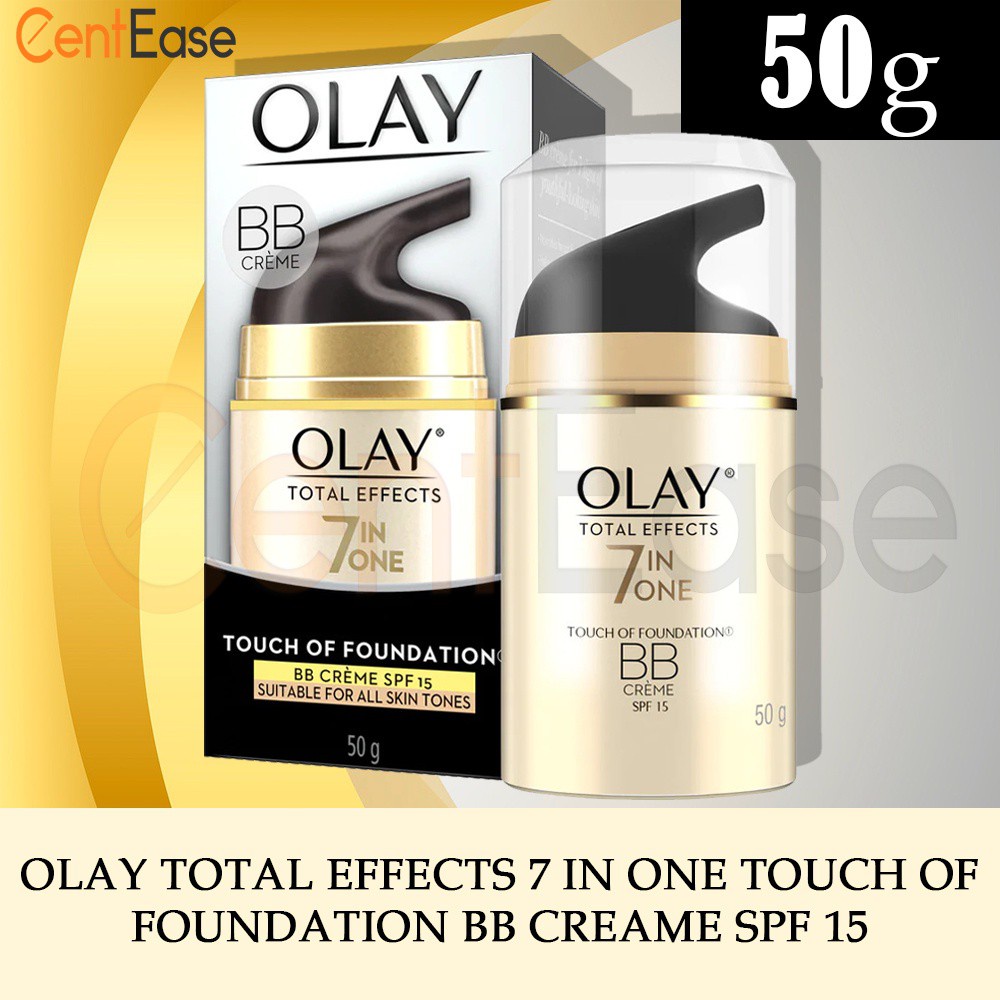 Olay Total Effects 7 in 1 Touch of Foundation BB Creme SPF15 50g (Exp ...