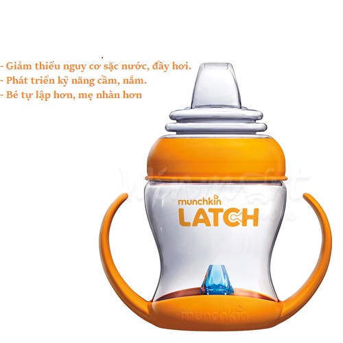 Munchkin Latch Bottle / Drinking Cup With Handle 120ml | Shopee Malaysia
