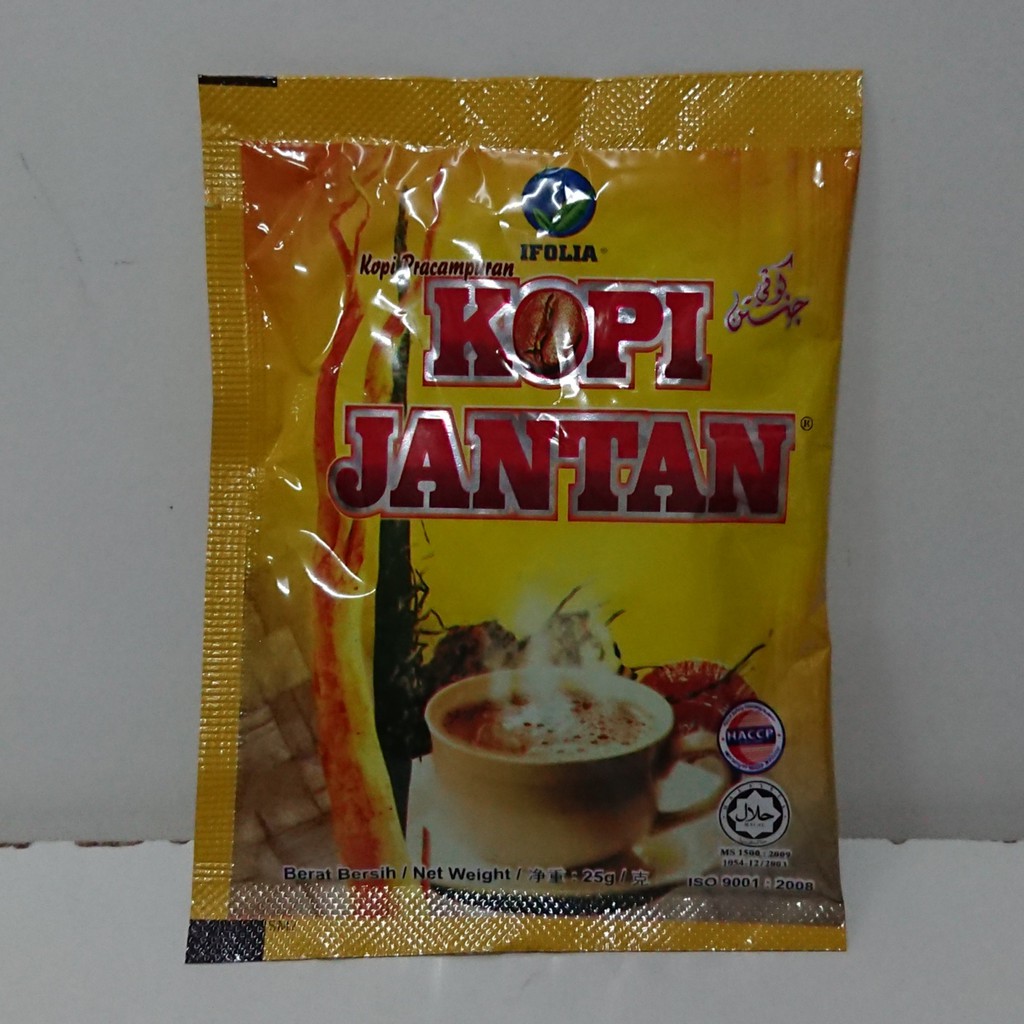 KOPI JANTAN IFOLIA KOPI PRA CAMPURAN PREMIX COFFEE 25 GRAM IFOLIA KOPI ...