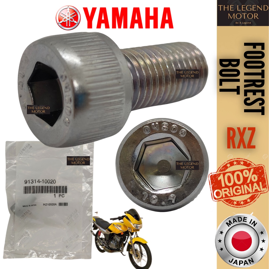 YAMAHA JAPAN RXZ FOTRES SKRU ALANKEY BOLT SCREW FOOTREST BRACKET SKREW ...