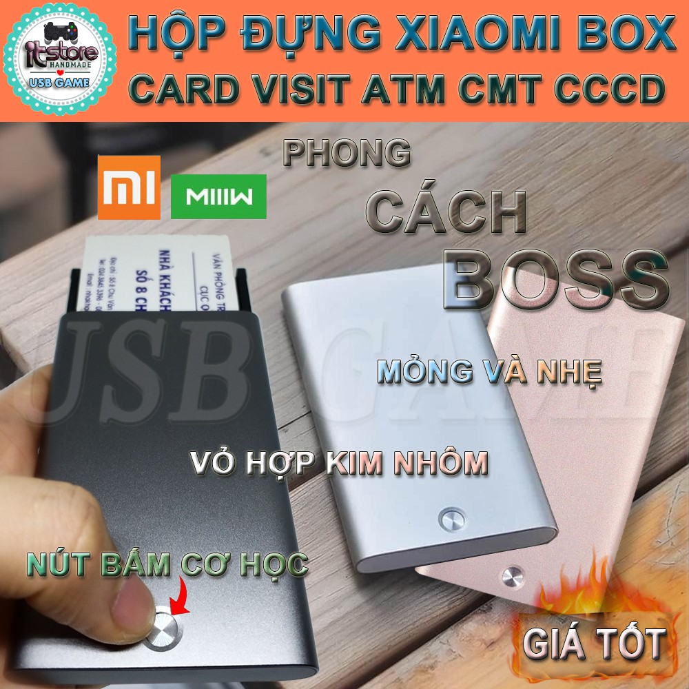 Xiaomi Box Card Holder Visit ATM CMT CCCD Driver's License Vehicle ...