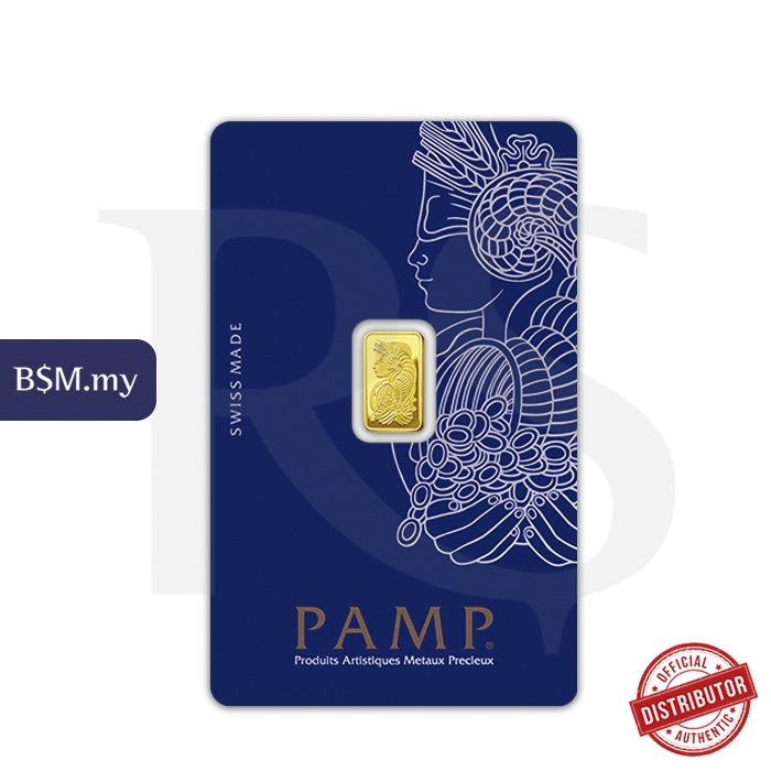 PAMP Lady Fortuna 1gram Gold Bar (Veriscan®) | Shopee Malaysia