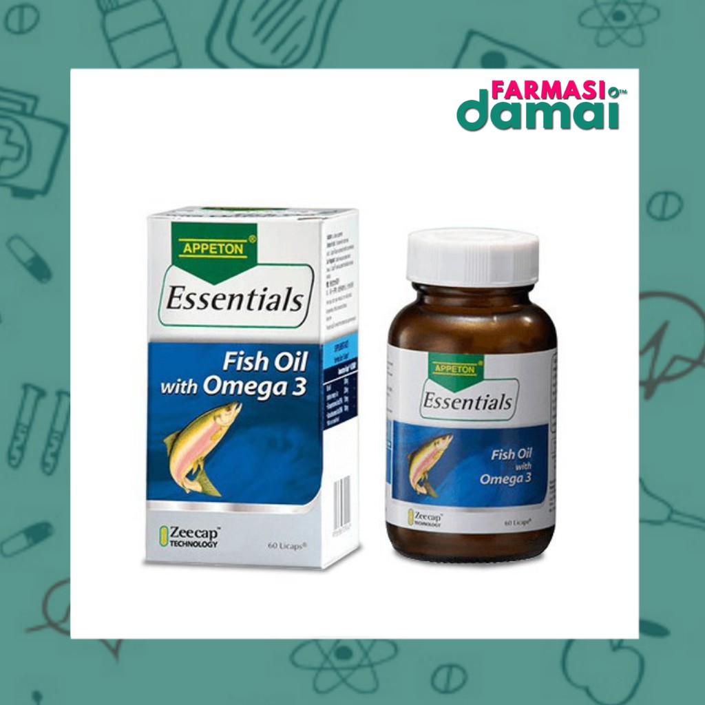 APPETON ESSENTIALS FISH OIL WITH OMEGA 3 60S (EXP:30/06/2026) | Shopee ...
