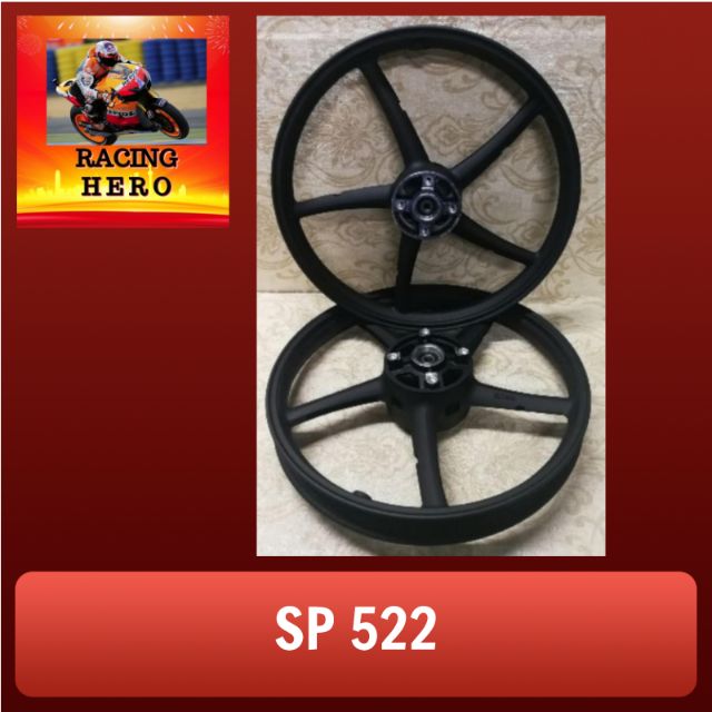 Y125Z Enkei SP522 Sport rim (Black) | Shopee Malaysia