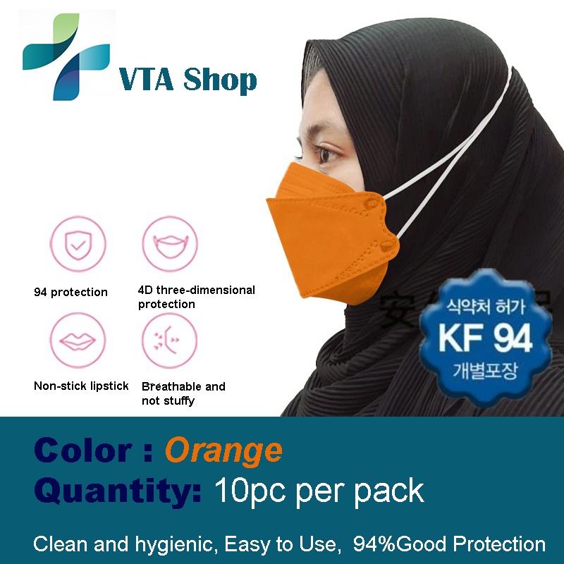 KF94 MASK HEADLOOP MASK HIJAB MASK KF94 !!4 LAYERS PROTECTION!! FACE ...