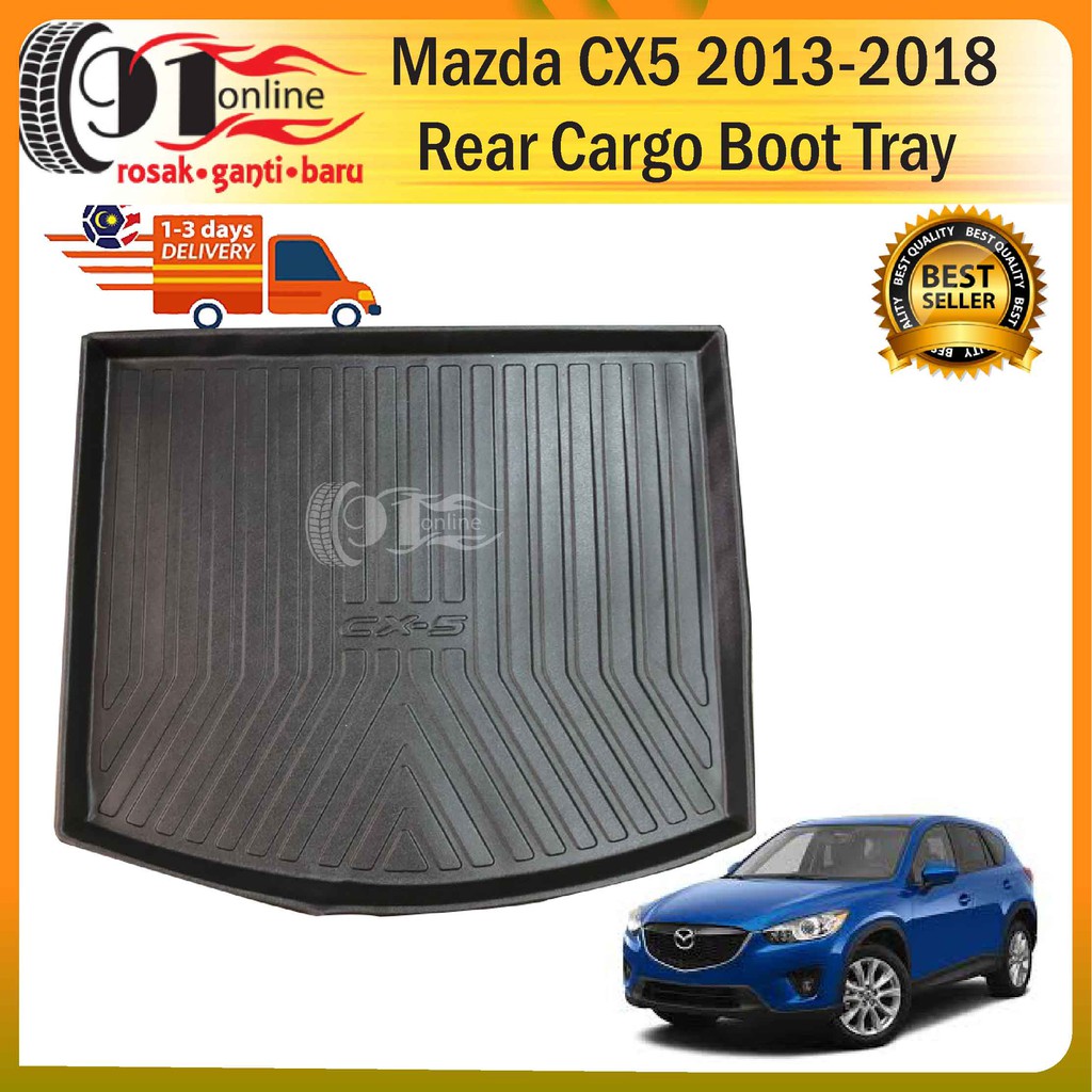 Mazda CX5 2012-2018 High Quality ABS Boot Tray Luggage Cargo Trunk Tray ...