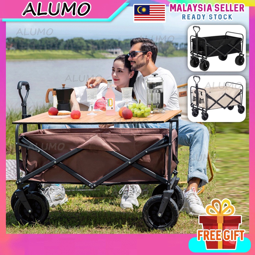 5IN/8IN Large Camping Trolley / Foldable Outdoor Trolley/Baby Troli ...
