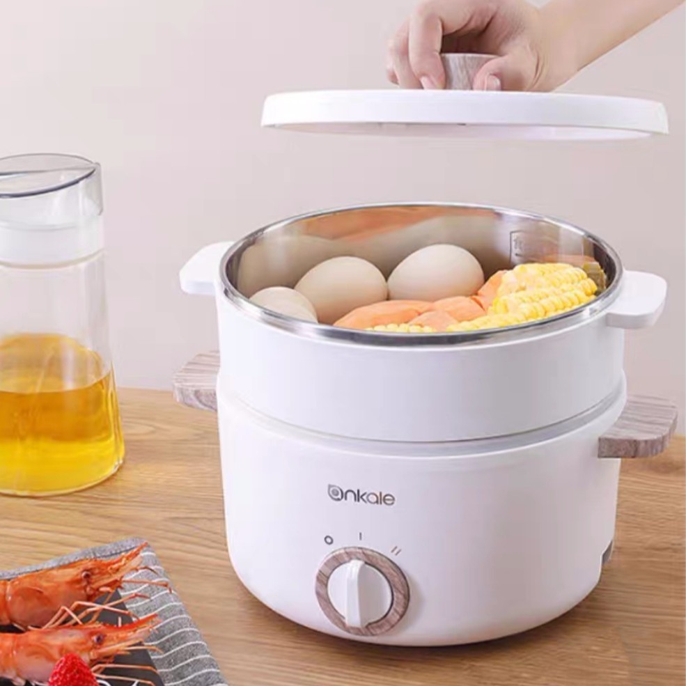 🇲🇾👶Ankale Mini Ceramic Electric Multi Cooker Steamboat Boil Soup Fried ...