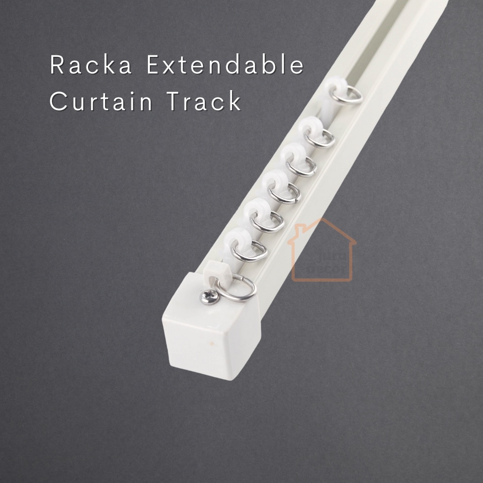 Jurudecor Racka Extendable Curtain Track | Adjustable Track | Curtain ...