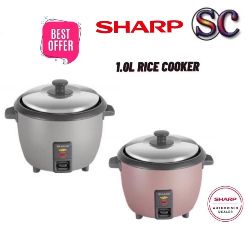 SHARP RICE COOKER KS-H108S (1L) | Shopee Malaysia