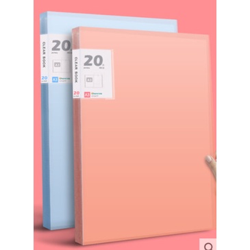 A3 File 20 / 30 Pockets Clear File Folder Art Folder A3 Presentation ...